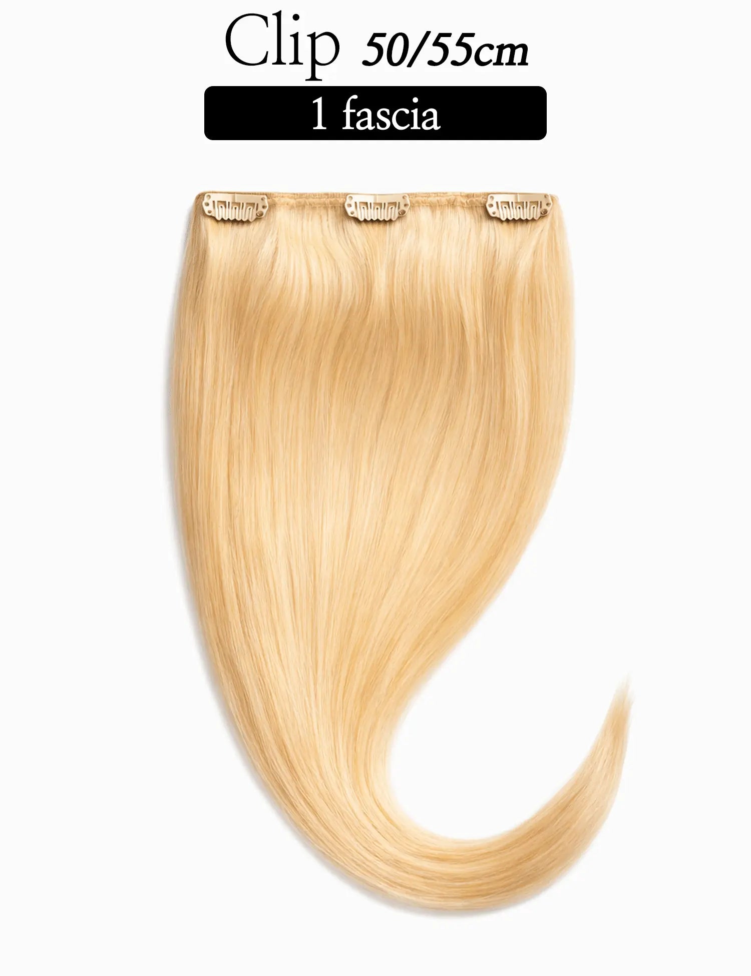 Extension con Clip capelli naturali Easy20 Sohair 50cm - 17,5g ...